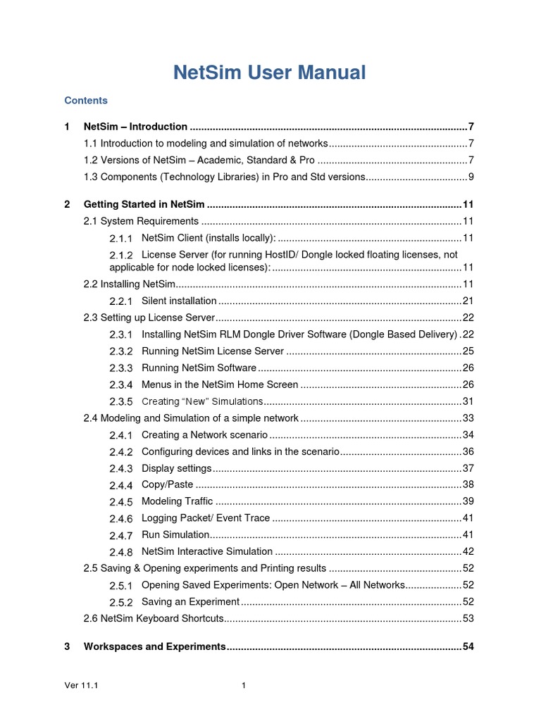 NetSim User Manual | PDF | Installation (Computer Programs) | Wireless Ad Hoc Network