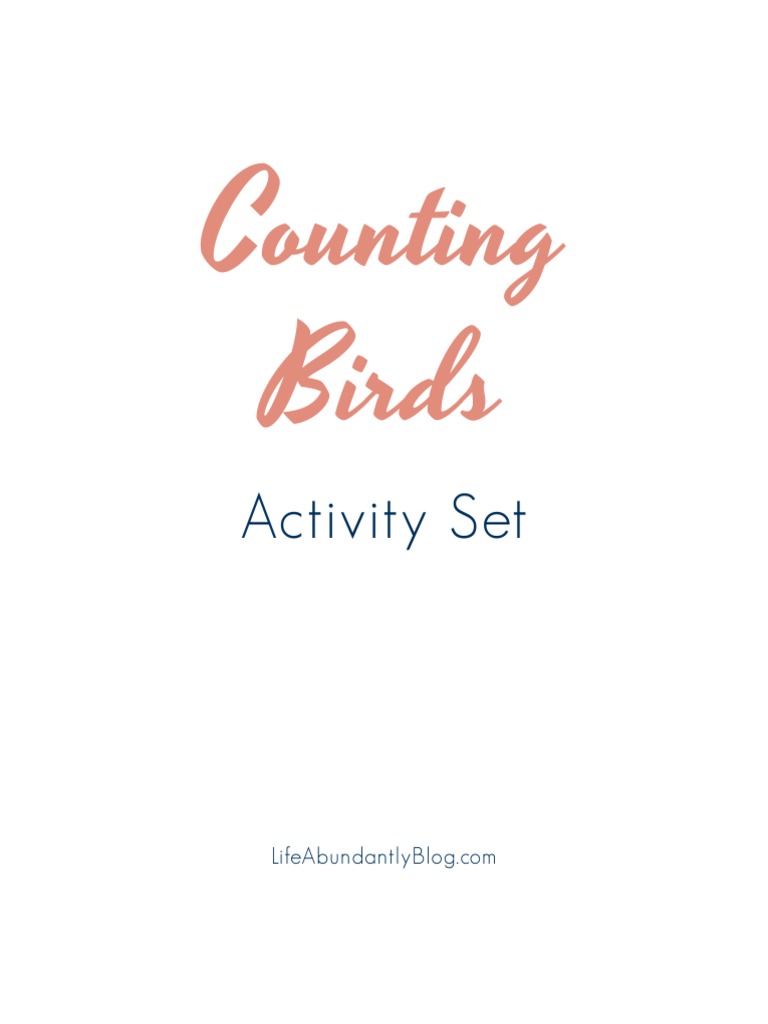 Counting Bird Activity | PDF | Wellness