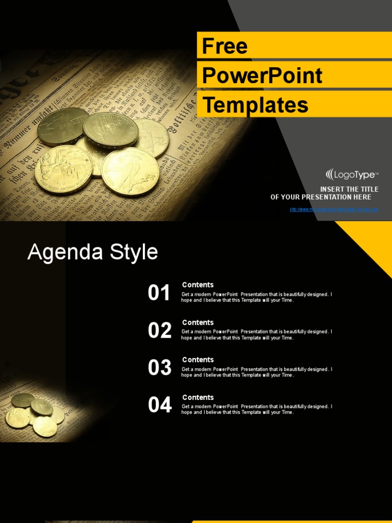Modern Money PowerPoint Template | PDF | Infographics | Microsoft Power ...