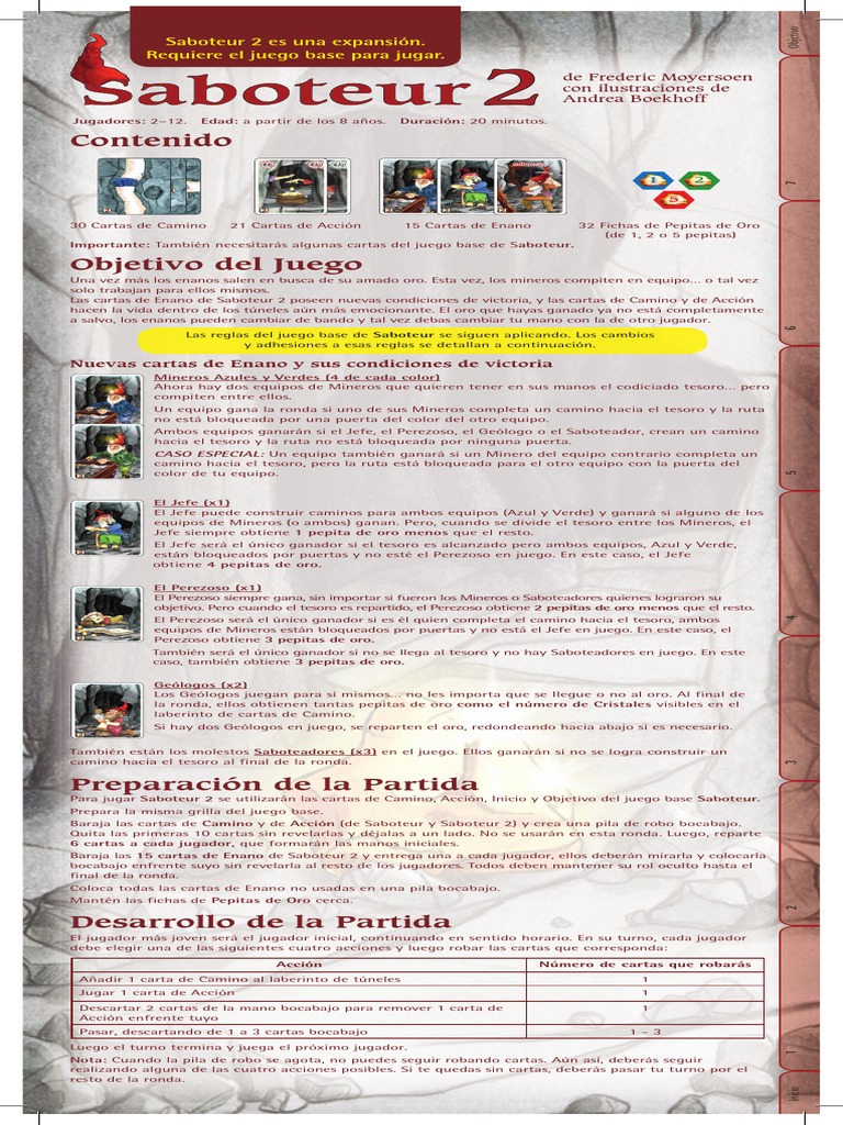 Saboteur Expansion | PDF