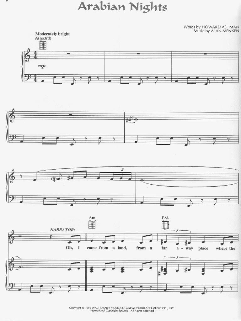 Disney SongBook | PDF | The Walt Disney Company Divisions | Disney Family