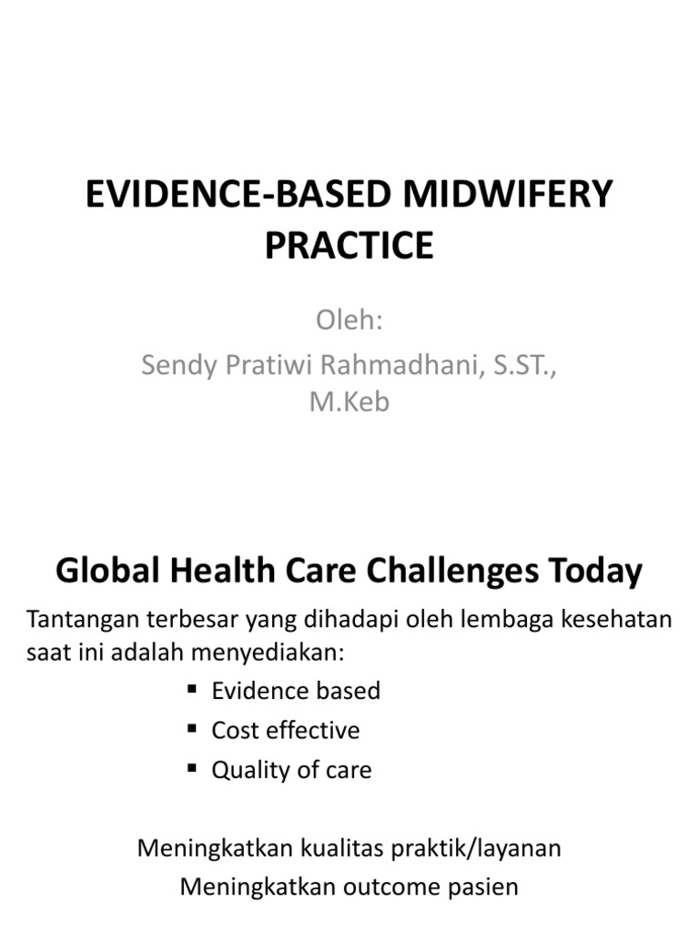 P1a Evidence Based Midwifery Practice | PDF