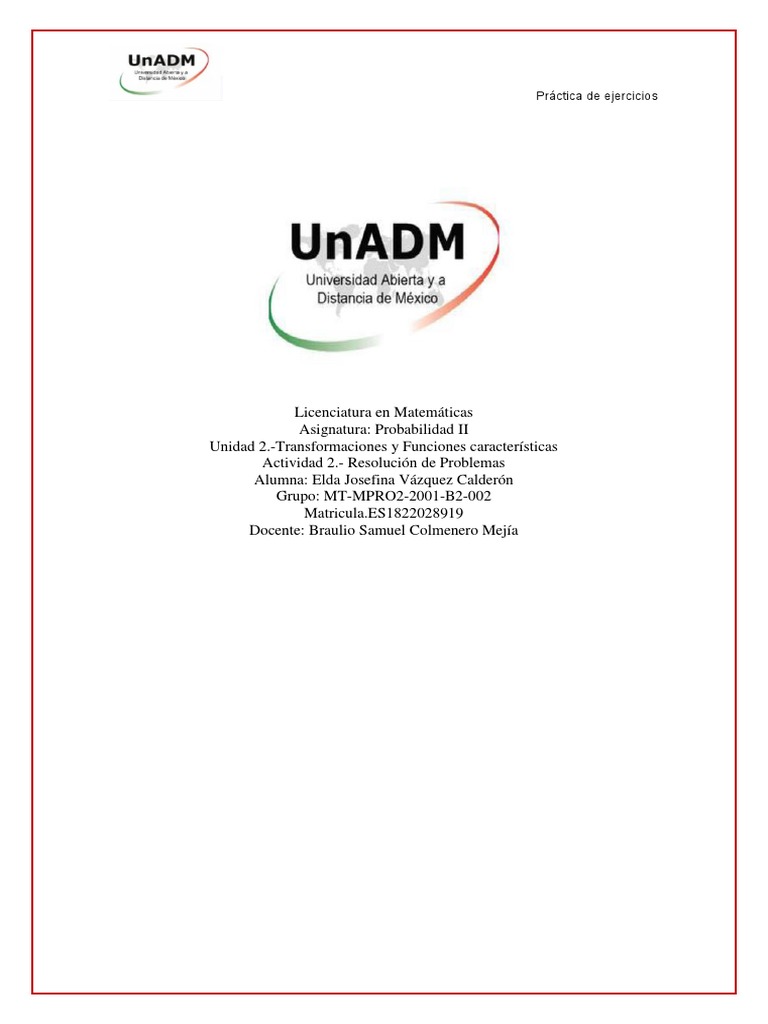 Mpro2 U2 A2 Elvc | PDF | Distribución de probabilidad | Integral