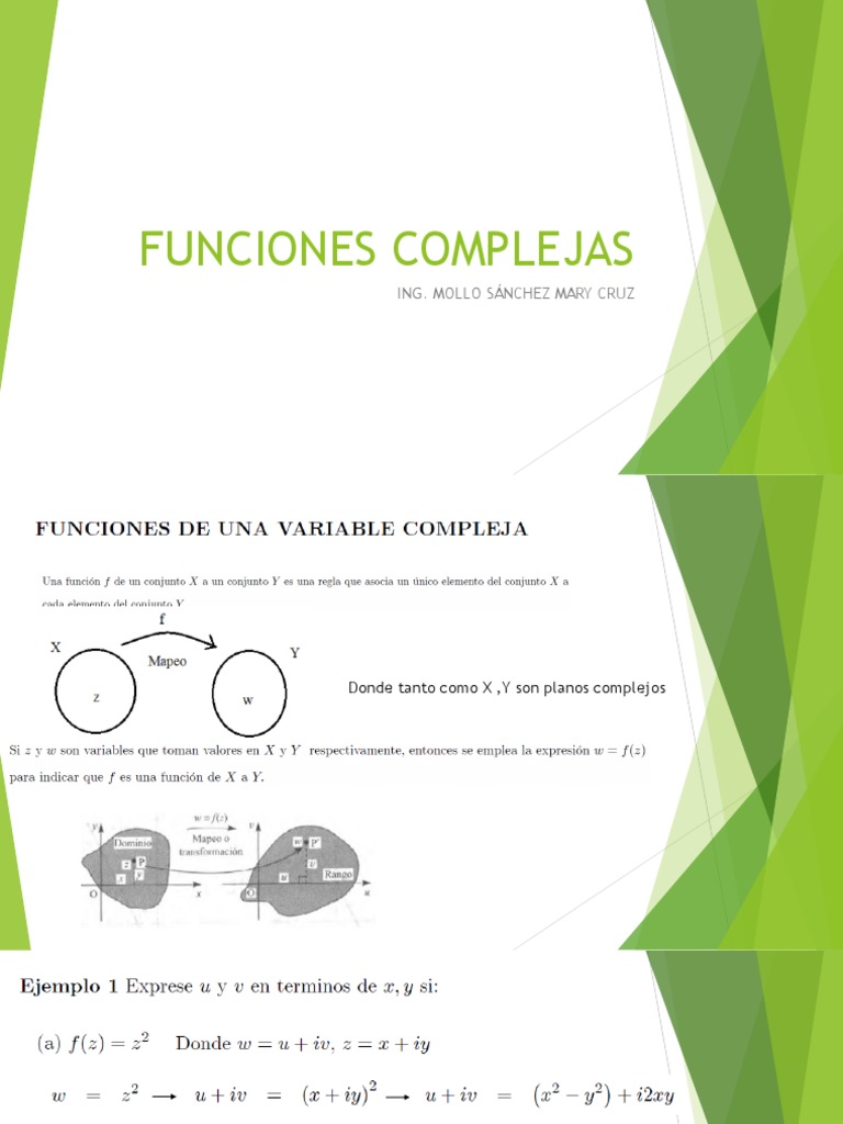 4 Funciones Complejas | PDF