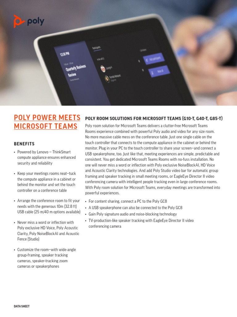 Poly Power Meets Microsoft Teams: Poly Room Solutions For Microsoft ...
