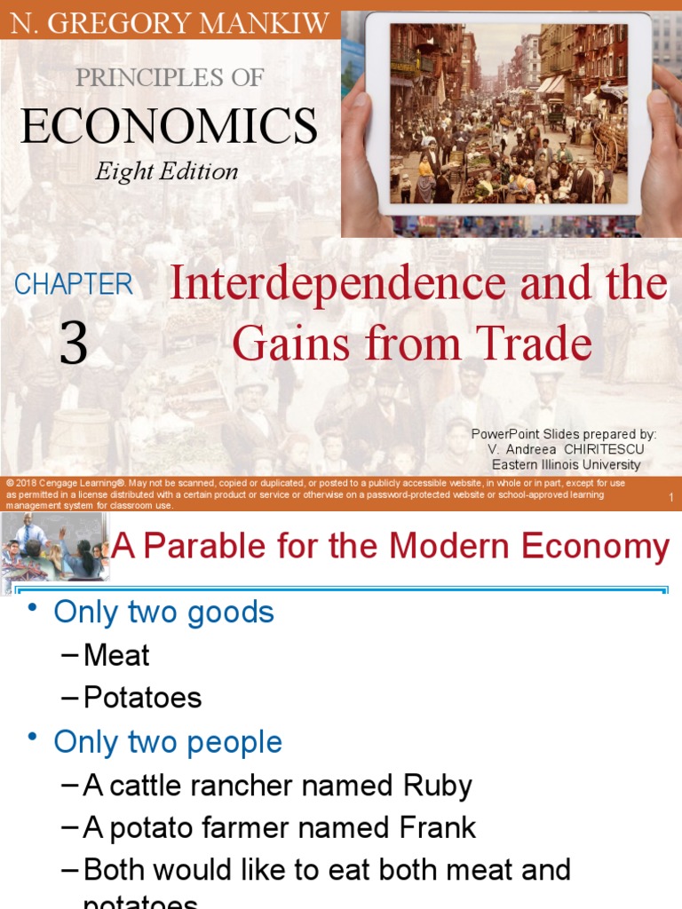 Chapter 3 Interdependence and The Gains From Trade | PDF | License ...
