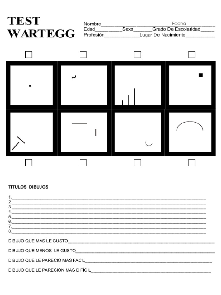 Prueba Wartegg | PDF