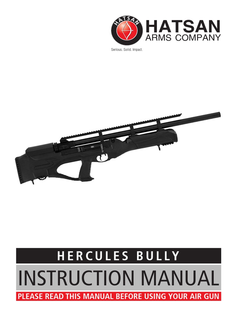 Hercules Bully Manual EN | PDF | Trigger (Firearms) | Rifle