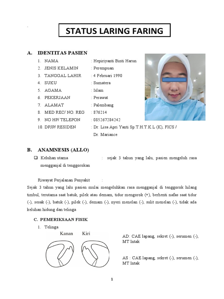 Status Tonsil Hepi | PDF
