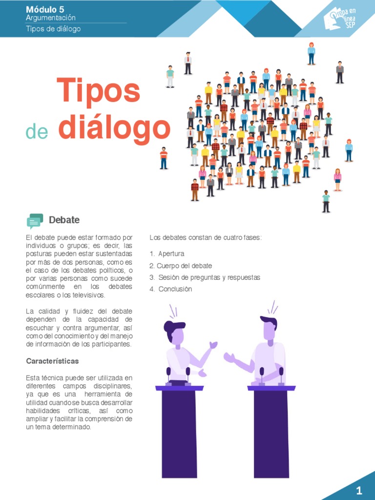 Tipos de Dialogo G19 | PDF