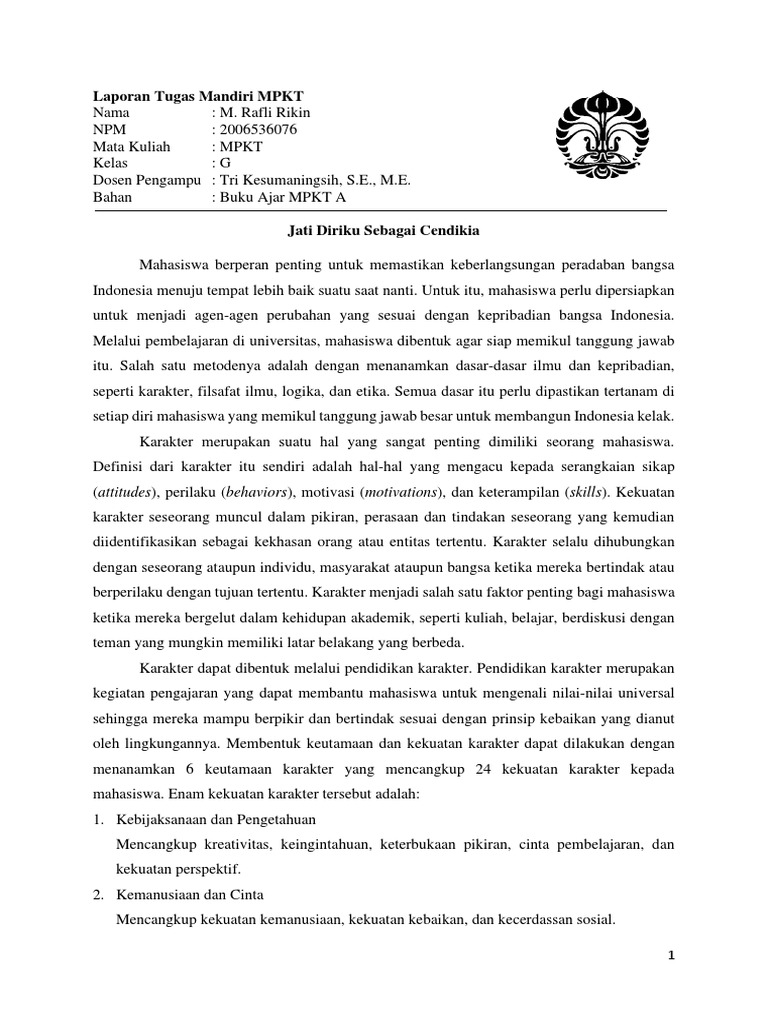 Tugas LTM1 MPKT | PDF