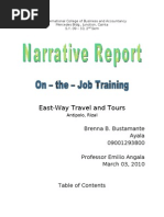 Weekly Narrative Report for OJT | PDF | Governance | Business