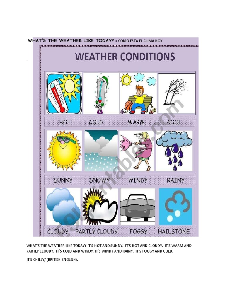 Present Progressive Weather and Object Pronouns | PDF | Grammatical ...