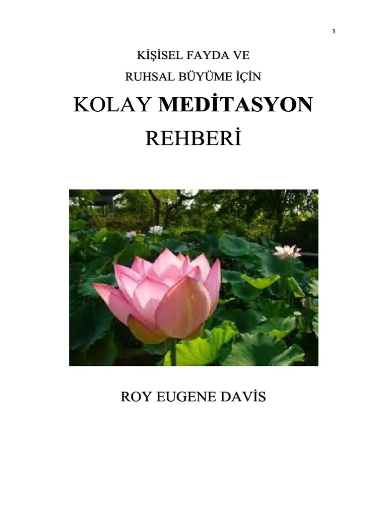 Kolay Meditasyon Rehberi Roy Eugene Davis | PDF Kolay Meditasyon Rehberi Roy Eugene Davis | PDF