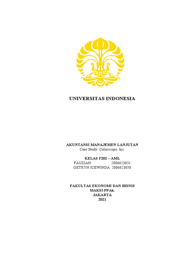 Colorscope Case Study | PDF