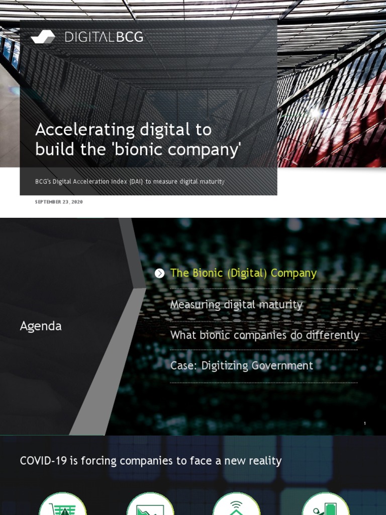 Accelerating Digital To Build The 'Bionic Company' Framework and Case ...