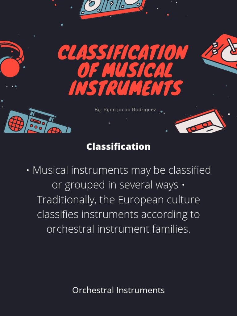 Classification of Musical Instruments | PDF | Art