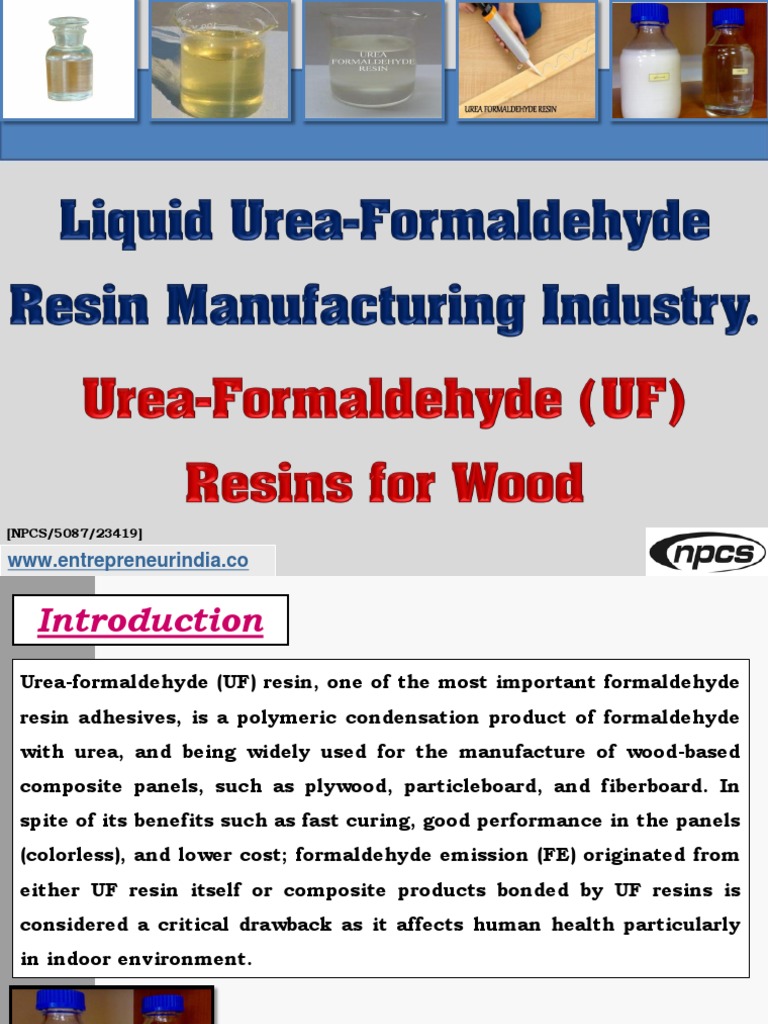 Liquid Urea-Formaldehyde Resin Manufacturing Industry-217599 - 4 | PDF | Materials | Business