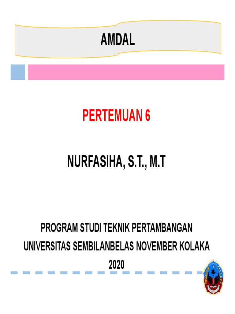 Kuliah 6 - Sistematika Penyusunan Dokumen Andal | PDF