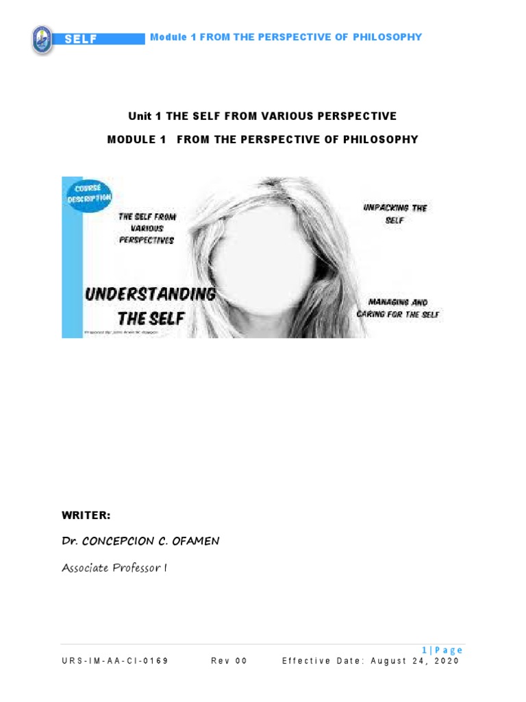 Philosophical Perspectives on the Self: Ancient Thinkers and Their ...