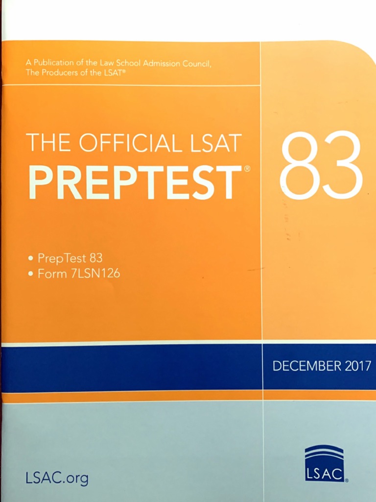 LSAT PrepTest 83 | PDF