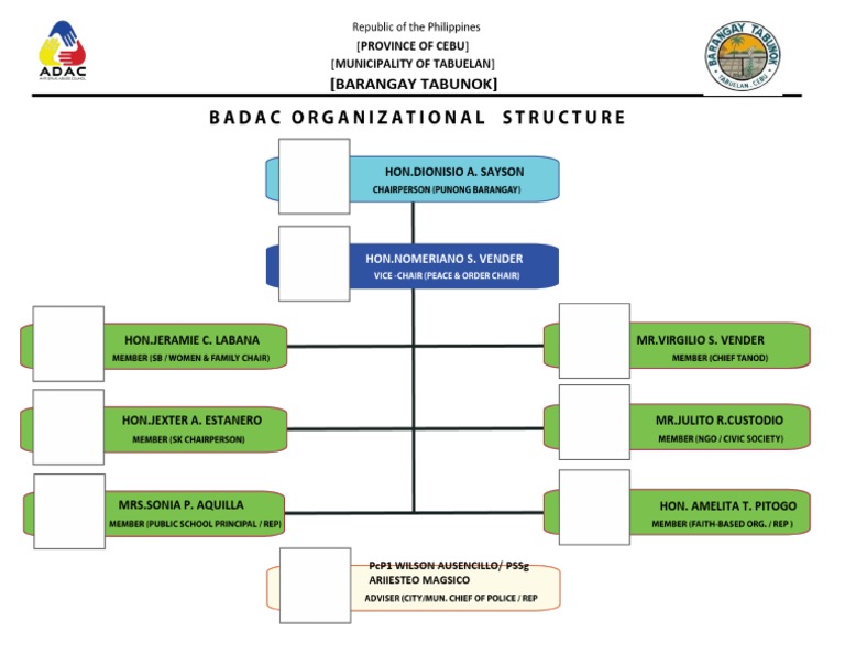 BADAC TEMPLATE - Council Organizational Structure | PDF