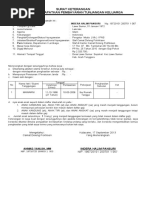 Surat Keterangan Tunjangan Keluarga | PDF