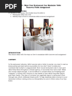 FBS Module Table Reservation | PDF | Business