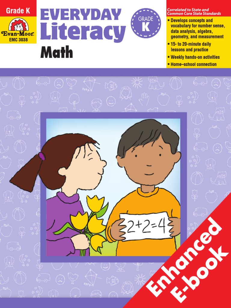 Everyday Literacy Math, Grade K | Download Free PDF | E Books | Books