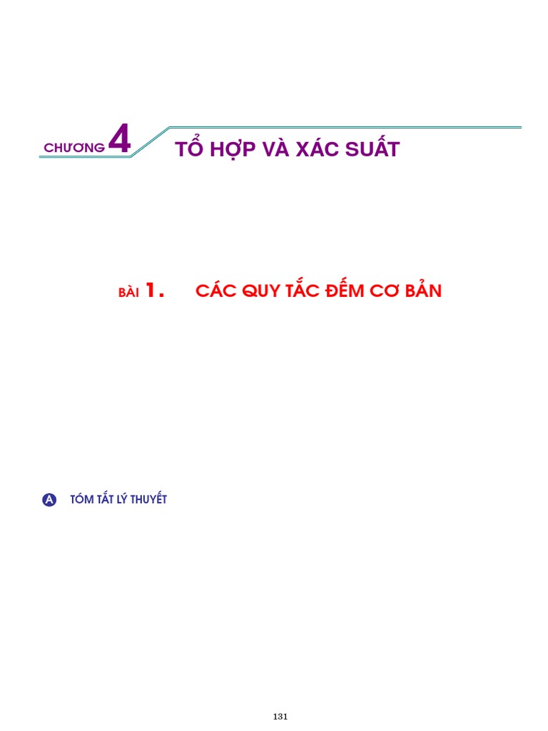 Huong Dan Giai Cac Dang Toan To Hop Va Xac Suat | PDF