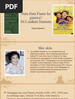 Bata, Bata Pano Ka Ginawa (Buod) | PDF