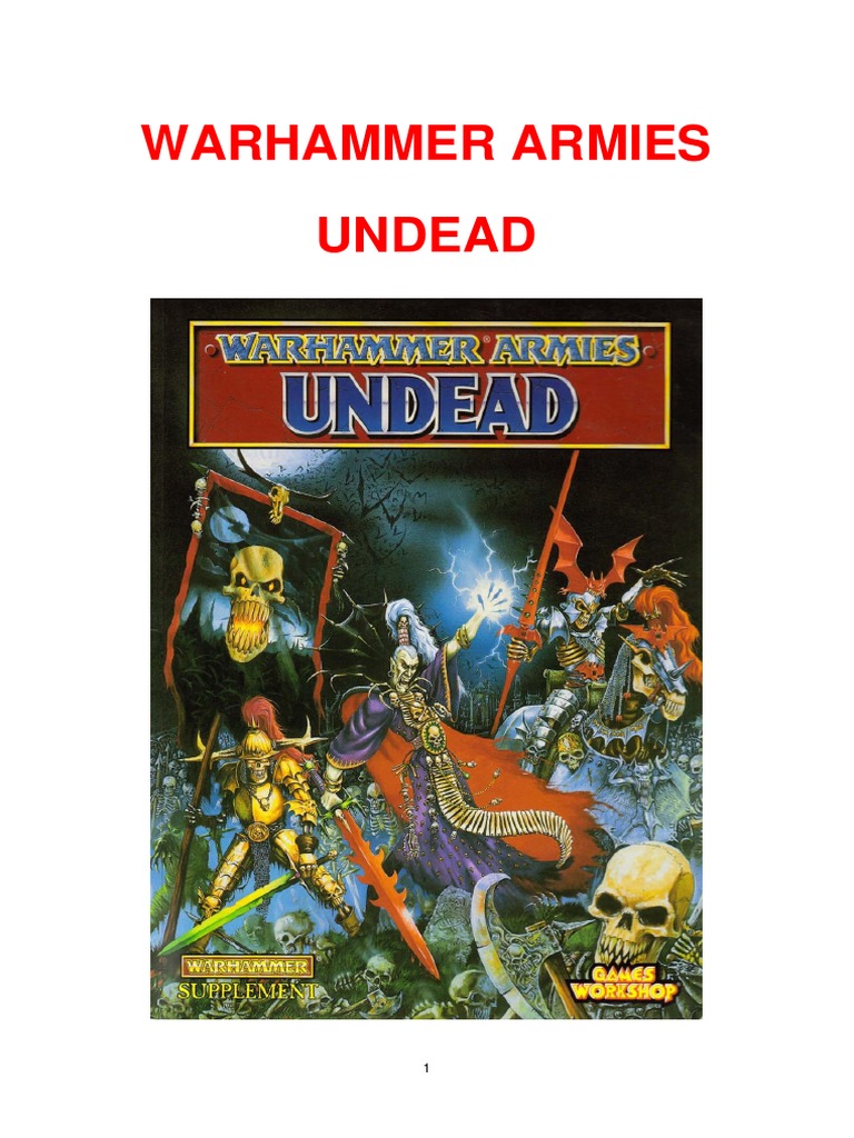 WR 2021 Undead Army | PDF | Zombies | Necromancy