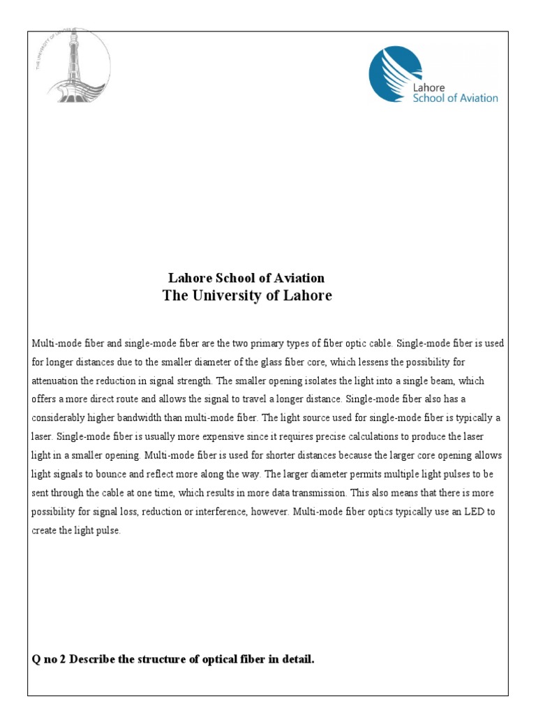 Basic Assignment 4 | PDF | Optical Fiber | Equipment