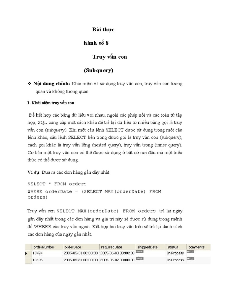 TH CSDL Bai8 | PDF
