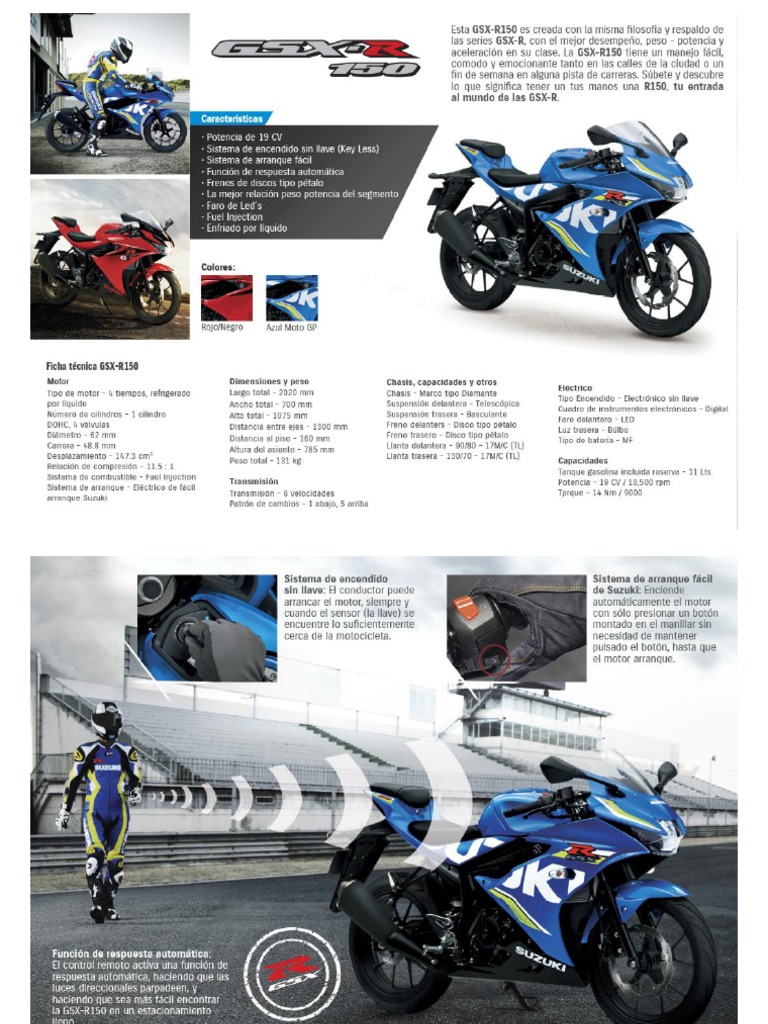 Datasheet GSX R150 | PDF