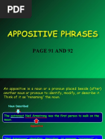Appositives and Appositive Phrases - Worksheet | PDF | Language ...