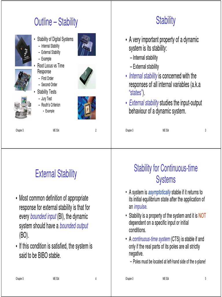 Understanding Stability in Control Systems | PDF | Stability Theory ...