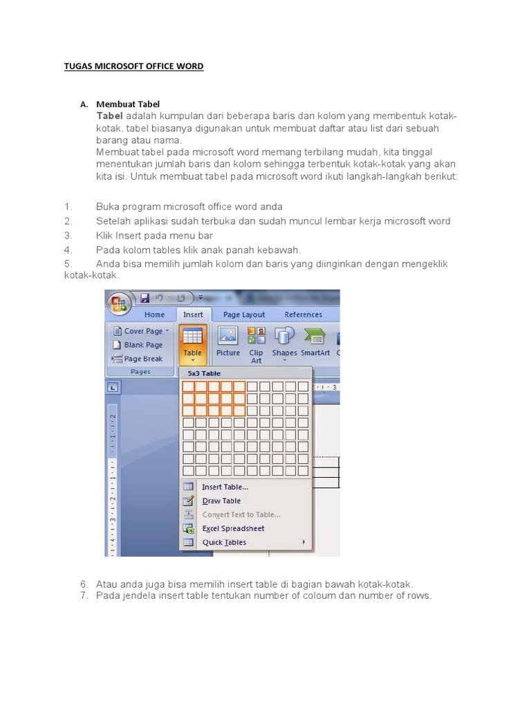 Tugas Ms. Office Word | PDF | Karier & Perkembangan | Bisnis