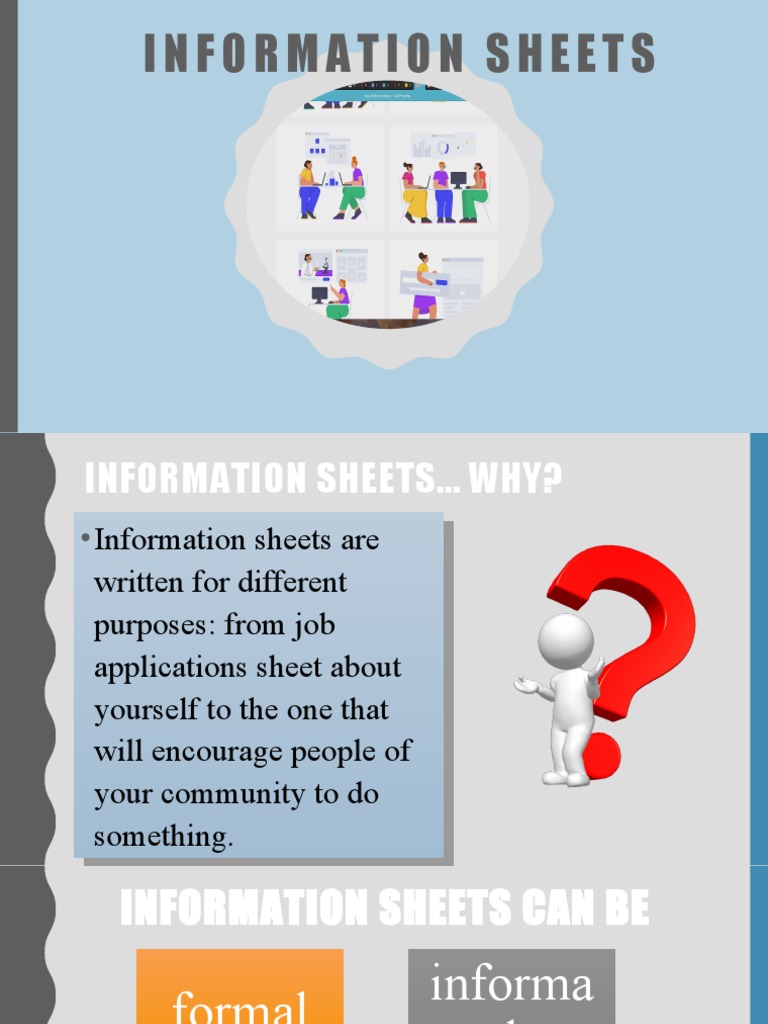 Information Sheets | PDF