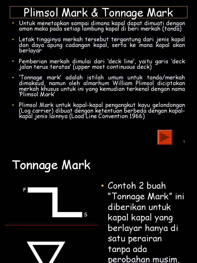 Fungsi dan Ukuran Plimsoll Mark Kapal | PDF
