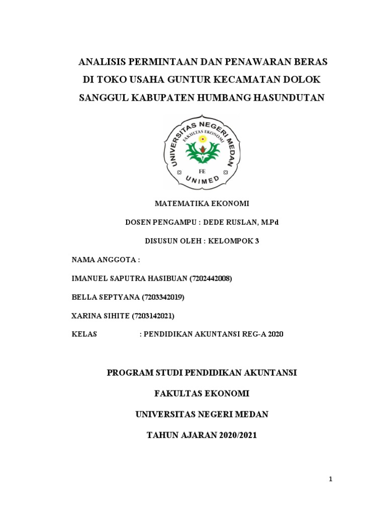 MINI RISET MATEKO Kel. 3 | PDF