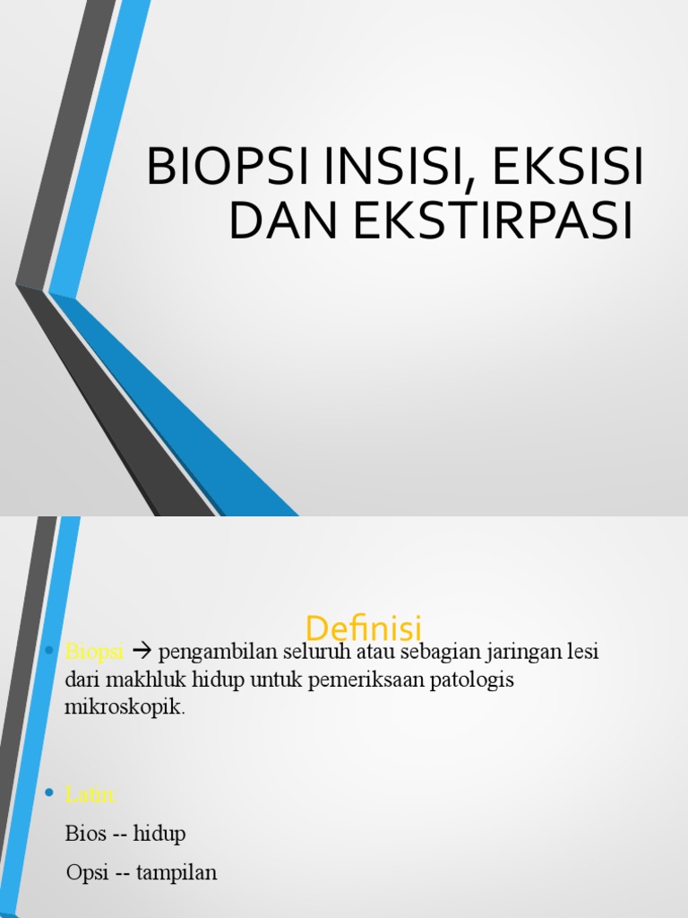 Panduan Biopsi dan Ekstirpasi Tumor | PDF | Pengembangan Diri ...