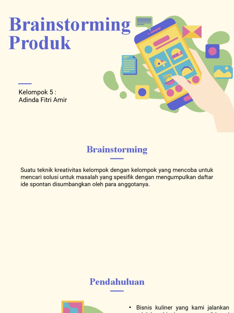 Brainstorming Produk | PDF
