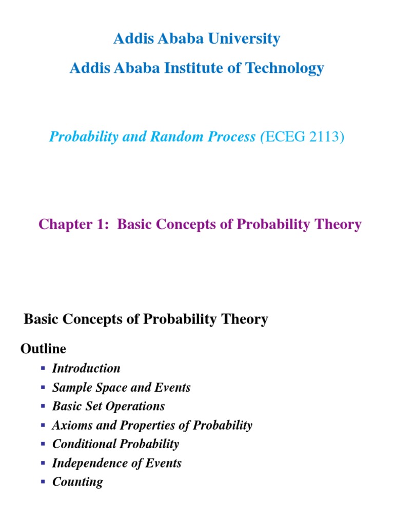 Probability Basics for Students | PDF | Probability Theory ...