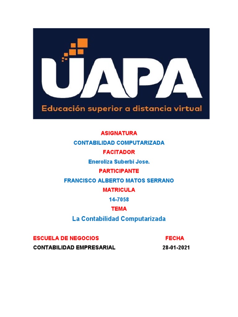 Contabilidad Computarizada: Guía Práctica | PDF | Plan de negocios ...