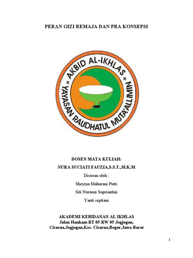 Makalah Gizi | PDF