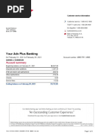 Bank of America Bank Statement - 1 | PDF | Finance & Money Management
