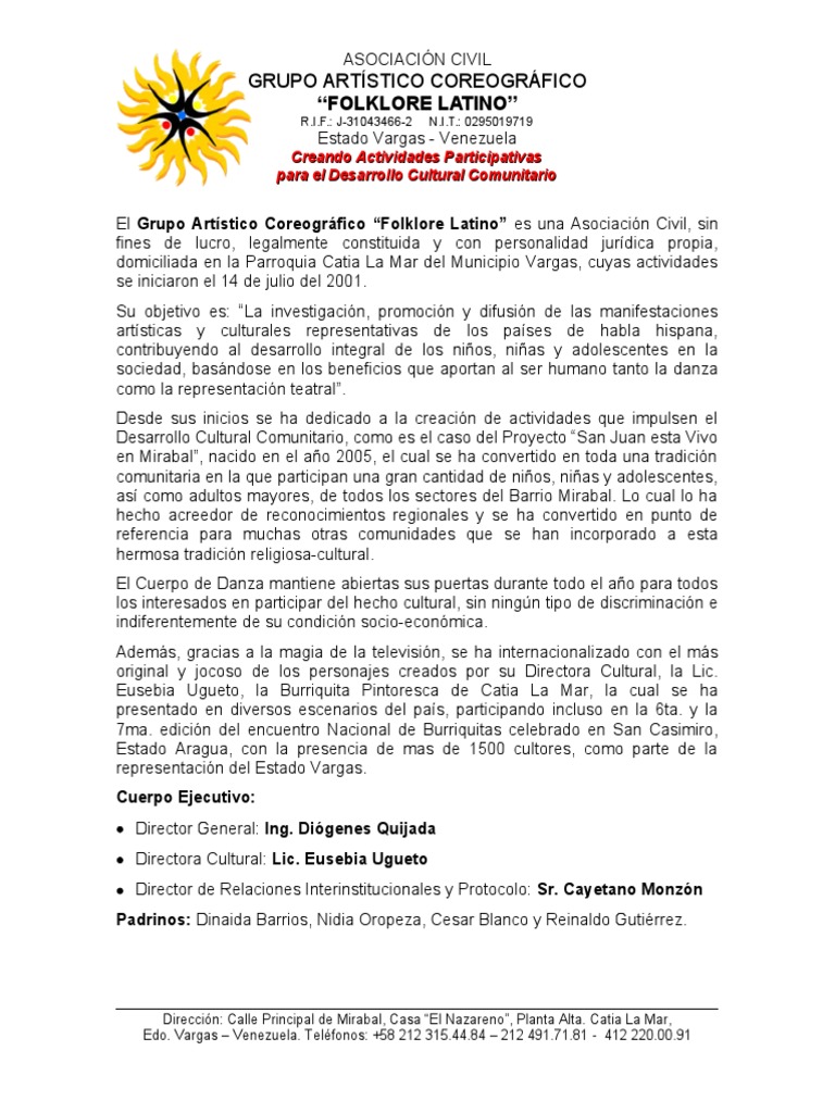Gac Folklore Latino Reseña | PDF