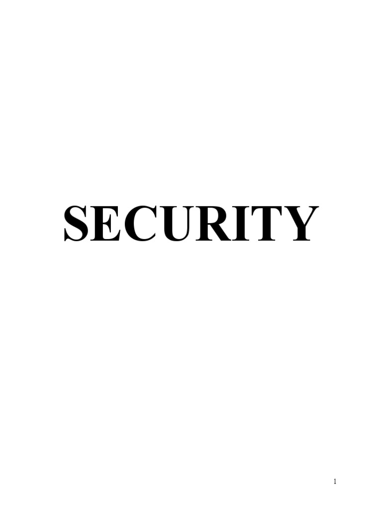 SOP - Security | PDF | Security Guard | Security