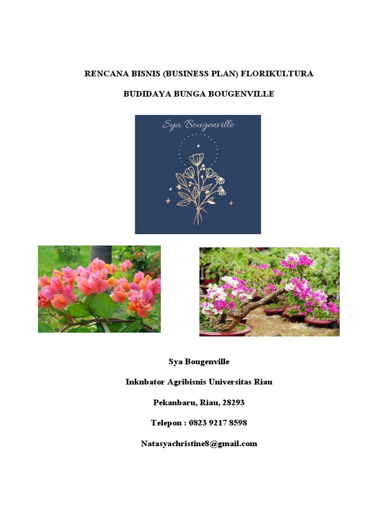 Rencana Bisnis Budidaya Bougenville | PDF